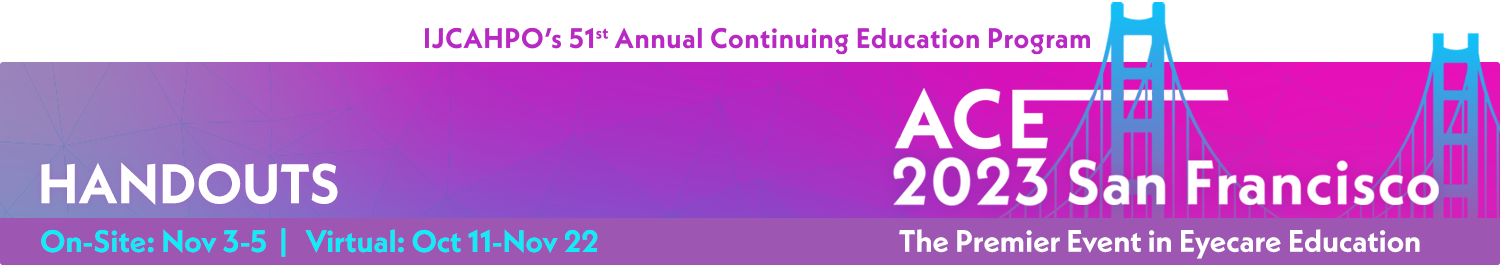 ACE Handouts